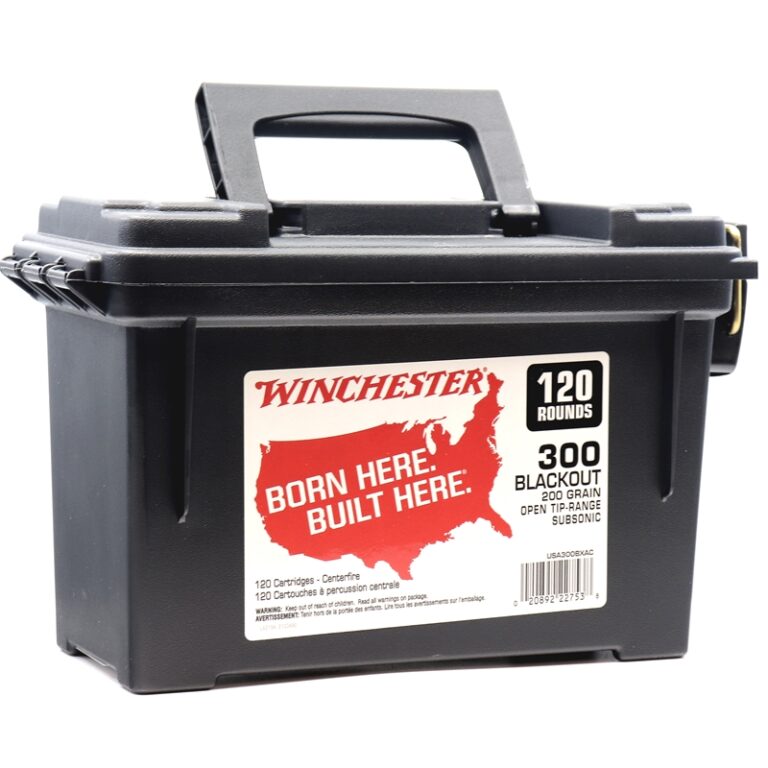 Winchester USA Target 300 AAC Blackout Ammo 200 Grain Open Tip Range ...