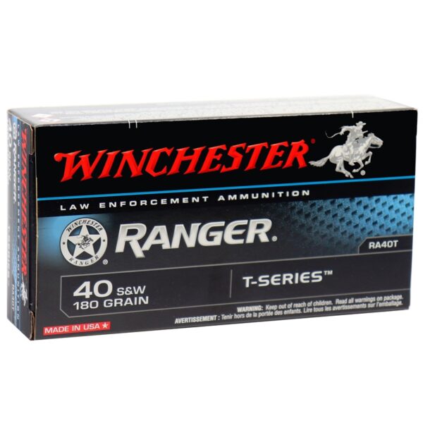 Winchester Ranger 40 S&W 180 Grain T-Series Bonded Jacketed Hollow ...